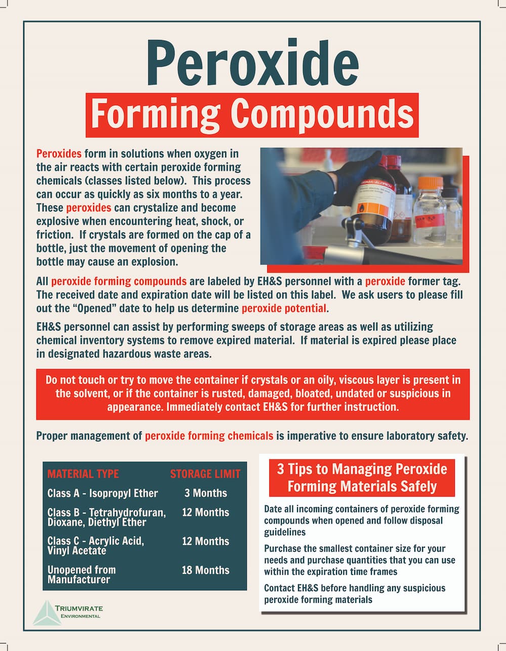 Peroxide Forming Compound Management [PRINTABLE HANDOUT]