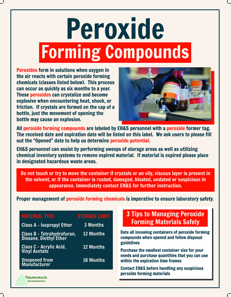 Peroxide Forming Compound Management [PRINTABLE HANDOUT]